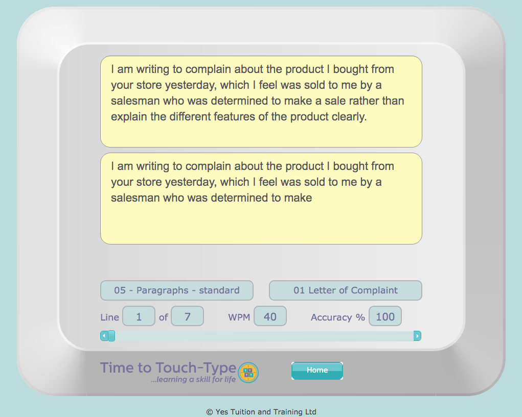 Time To Touch-Type App | Touchtyping.org